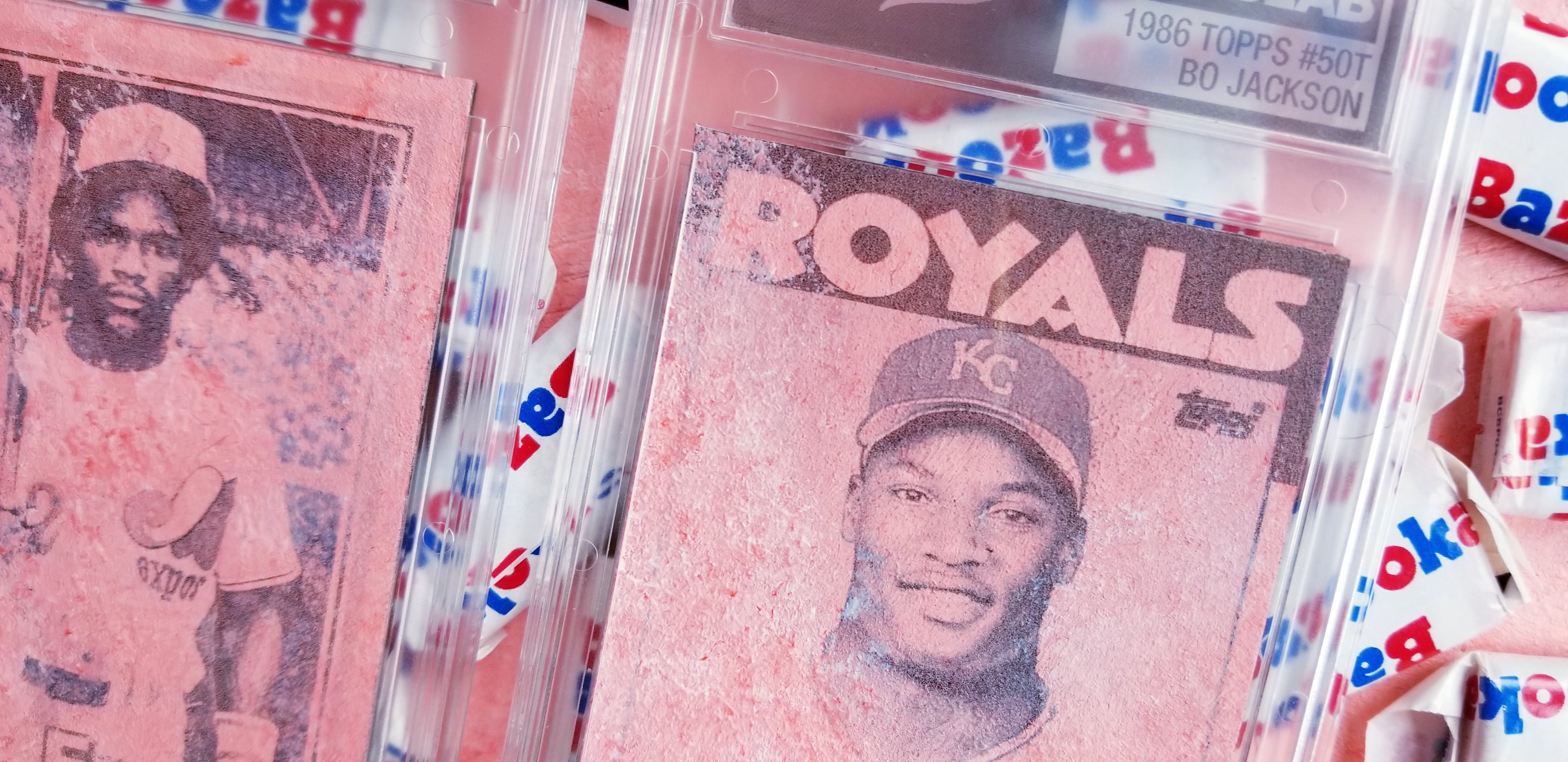 Gum Slabs by Matthew Lee Rosen – Baseball Card Art