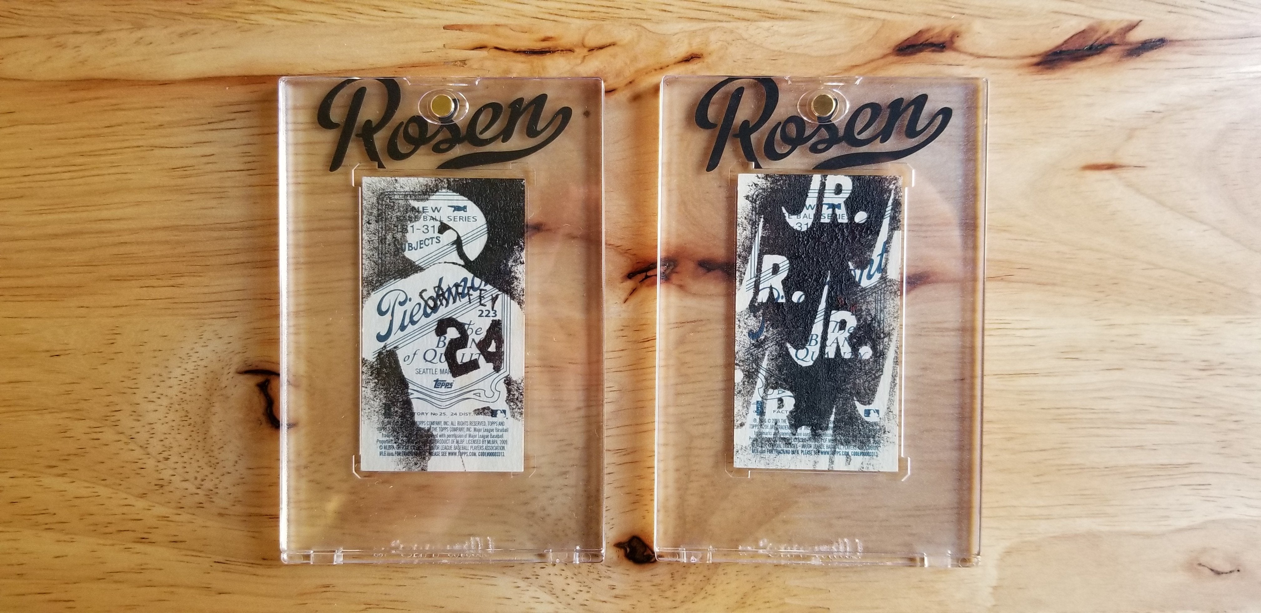 Collectible Tar Cards by Matthew Lee Rosen – Baseball Card Art